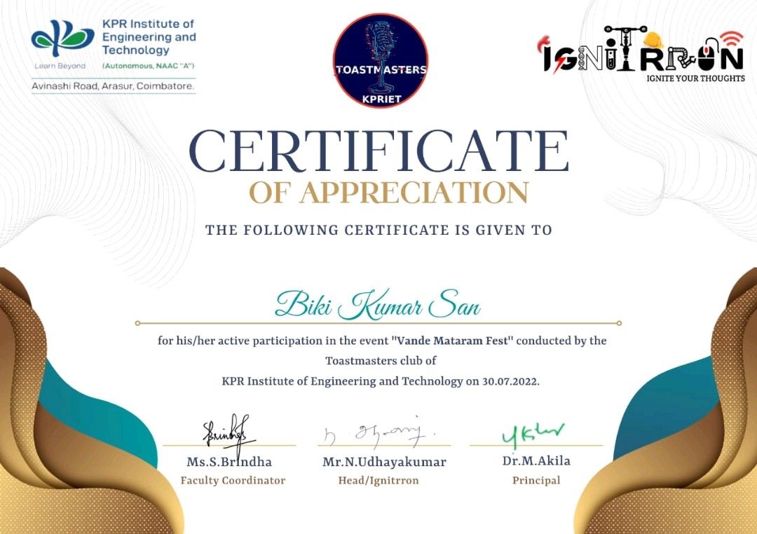 Bickey Sah on LinkedIn: #vandematram_fest Bickey Sah on LinkedIn: #vandematram_fest