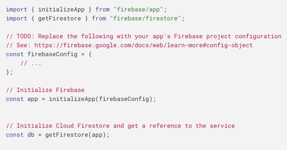 Getting started with Cloud Firestore → https://goo.gle/3PXLwNX This ... Getting started with Cloud Firestore → https://goo.gle/3PXLwNX This ...