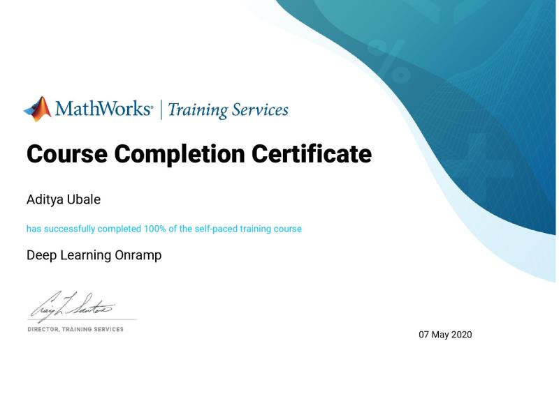 Aditya Ubale on LinkedIn: #deeplearning #matlab #ictacademy Aditya Ubale on LinkedIn: #deeplearning #matlab #ictacademy