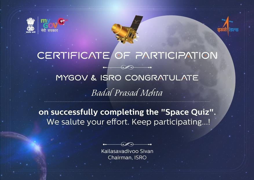#isro #quiz | Badal Prasad Mehta #isro #quiz | Badal Prasad Mehta