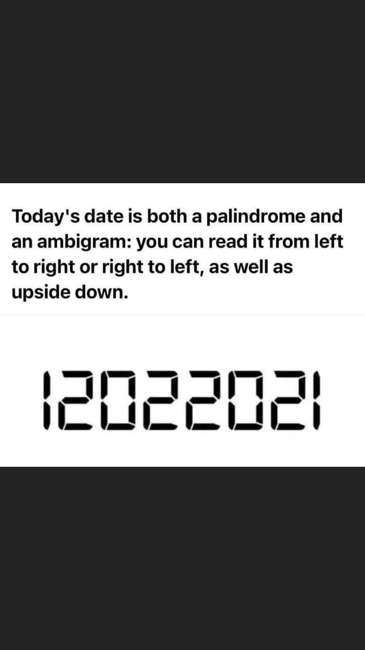 Han Truong on LinkedIn: #palindrome #ambigram #date #2021year Han Truong on LinkedIn: #palindrome #ambigram #date #2021year
