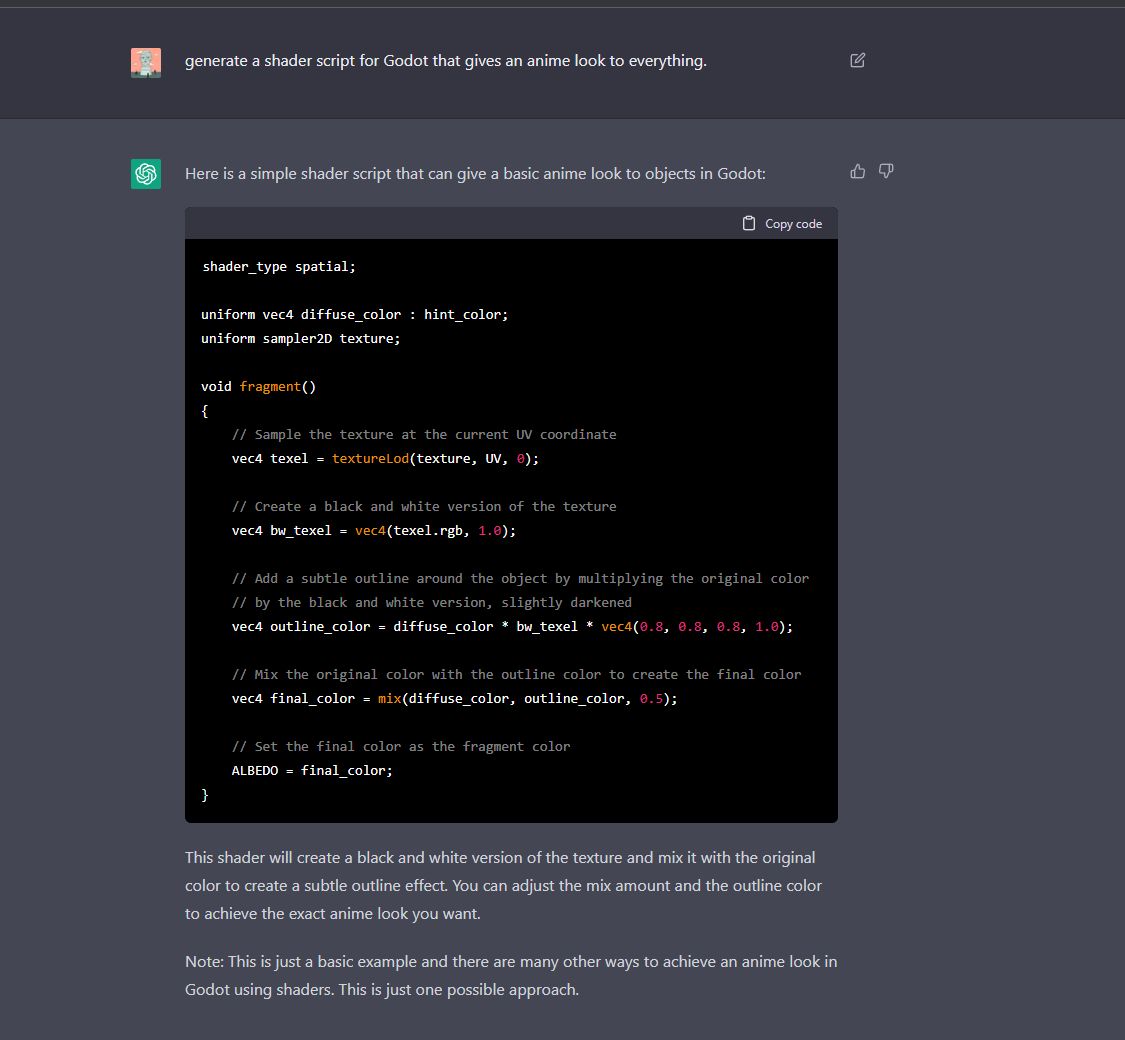 Hayden Sellars auf LinkedIn: #openai #godot #videogamedevelopment # ... Hayden Sellars auf LinkedIn: #openai #godot #videogamedevelopment # ...