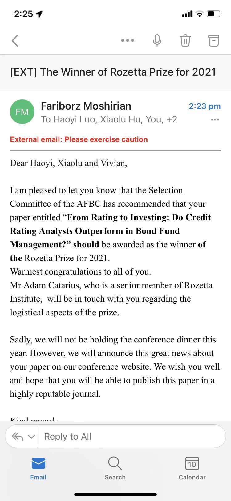Xiaolu Hu, PhD, CFA on LinkedIn: #afbc #rozetta #sirca #finance | 23 ... Xiaolu Hu, PhD, CFA on LinkedIn: #afbc #rozetta #sirca #finance | 23 ...