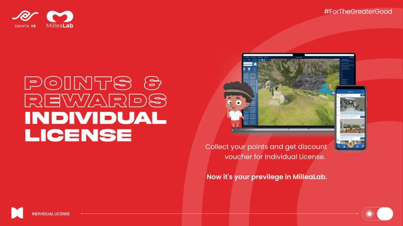 Shinta VR di LinkedIn: #shintavr #millealab #individuallicense # ... Shinta VR di LinkedIn: #shintavr #millealab #individuallicense # ...