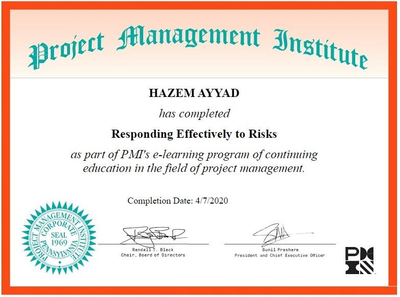 Hazem Ayyad on LinkedIn: #pmi #riskmanagement #riskmitigation # ... Hazem Ayyad on LinkedIn: #pmi #riskmanagement #riskmitigation # ...
