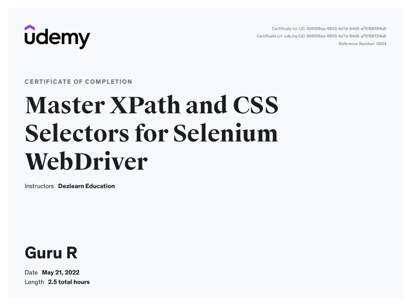 Guru R on LinkedIn: #seleniumwebdriver #seleniumautomation #selenium # ... Guru R on LinkedIn: #seleniumwebdriver #seleniumautomation #selenium # ...