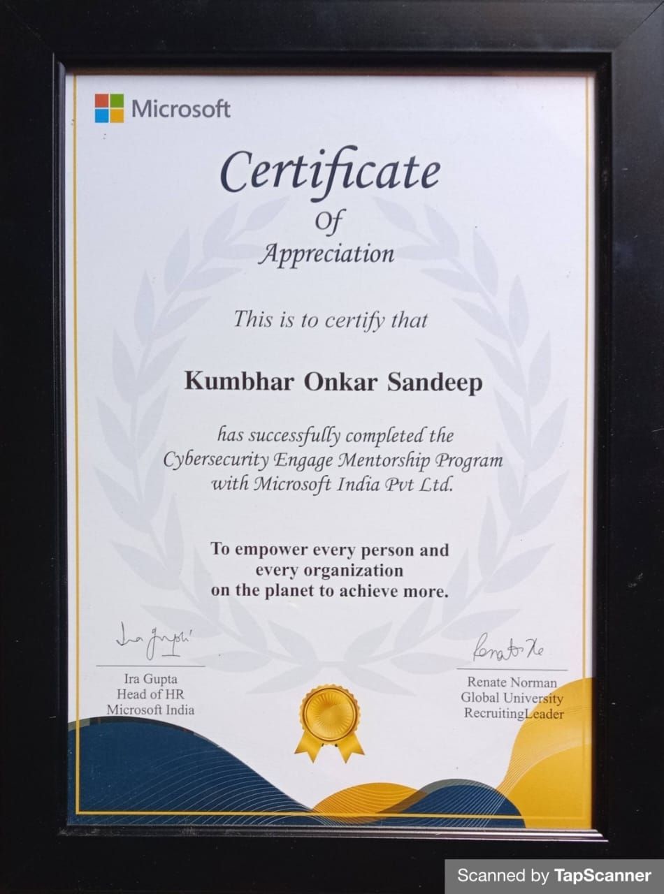 Onkar Kumbhar on LinkedIn: #cybersecurity #microsoft #linkedinfamily # ... Onkar Kumbhar on LinkedIn: #cybersecurity #microsoft #linkedinfamily # ...