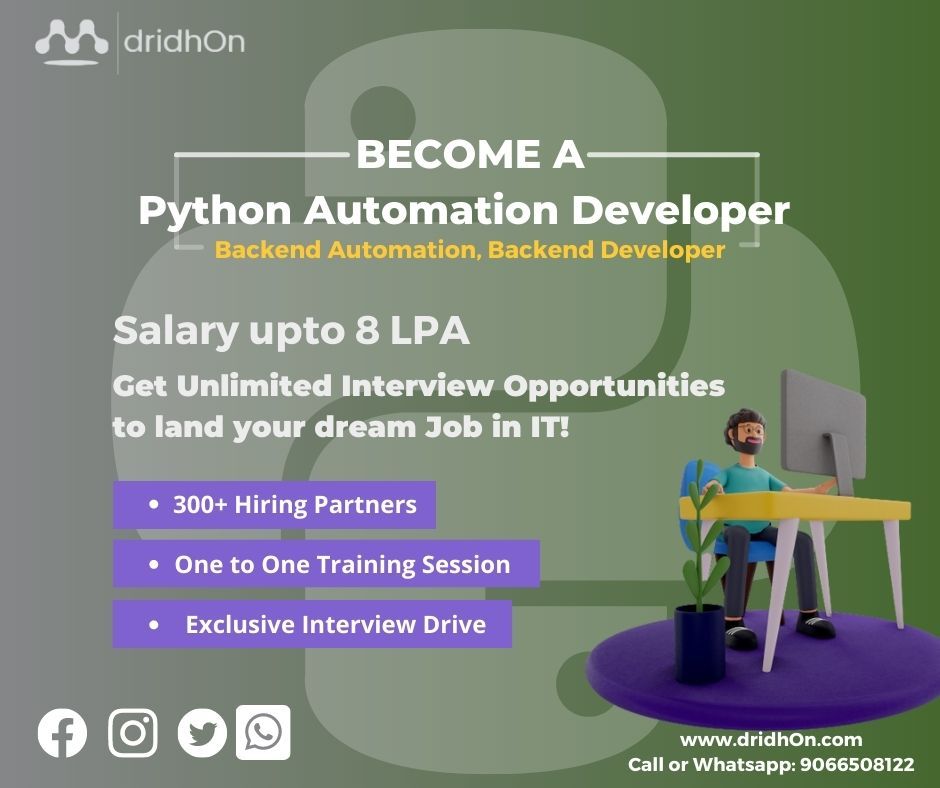 DridhOn it on LinkedIn: #python #pythonautomation #pythonprogramming # ... DridhOn it on LinkedIn: #python #pythonautomation #pythonprogramming # ...