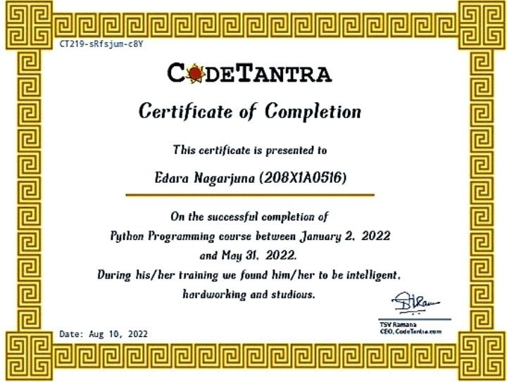 #python #pythoncoding | Edara Nagarjuna #python #pythoncoding | Edara Nagarjuna