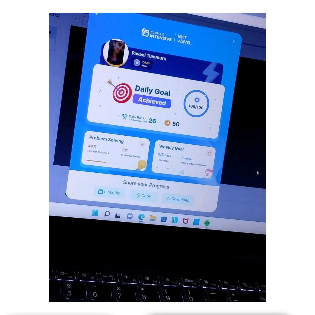 Pavani Reddy on LinkedIn: #ccbpian #nxtwave #pythonprogramming # ... Pavani Reddy on LinkedIn: #ccbpian #nxtwave #pythonprogramming # ...