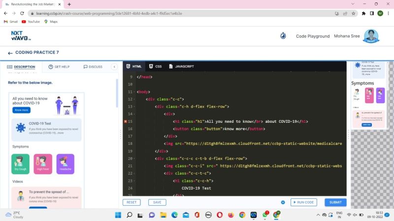 Mohana Sree Katam on LinkedIn: #people #coding #html #css # ... Mohana Sree Katam on LinkedIn: #people #coding #html #css # ...