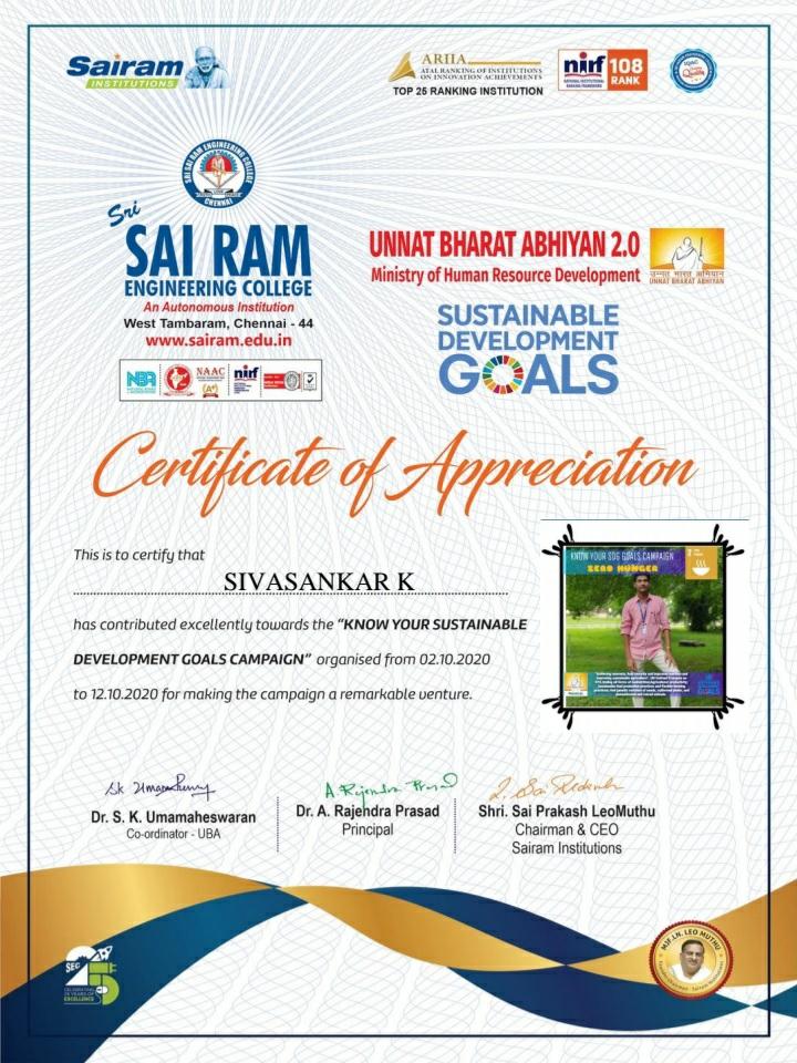 SIVASANKAR K on LinkedIn: #sdgs #sdg #sairamengg #sairaminstitutions # ... SIVASANKAR K on LinkedIn: #sdgs #sdg #sairamengg #sairaminstitutions # ...