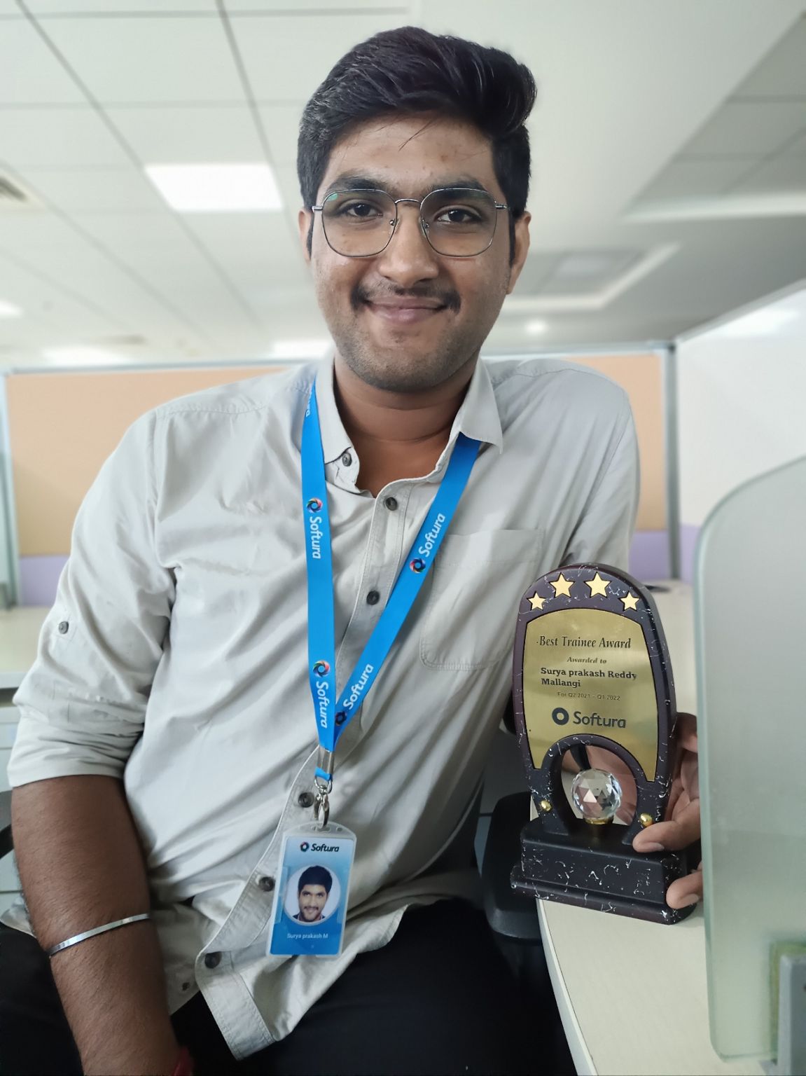 surya prakash reddy mallangi on LinkedIn: My first achievement after ... surya prakash reddy mallangi on LinkedIn: My first achievement after ...