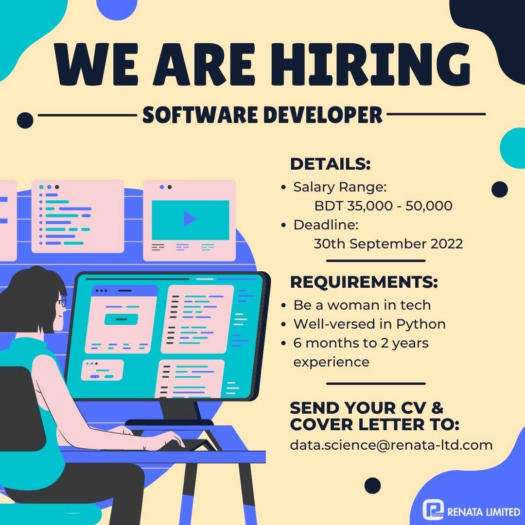 Hrishik Iqbal on LinkedIn: **Female Candidates only** Renata Limited is ... Hrishik Iqbal on LinkedIn: **Female Candidates only** Renata Limited is ...