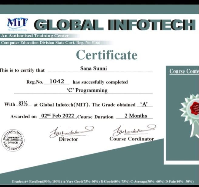 Sana Sunni on LinkedIn: #cprogramming #programming Sana Sunni on LinkedIn: #cprogramming #programming