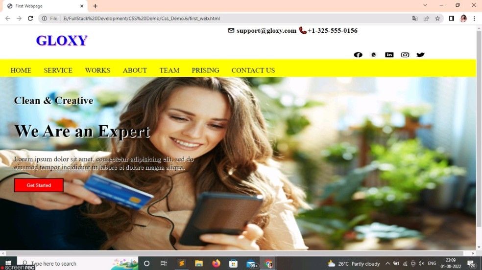 Deepali Dhiwar on LinkedIn: #html #css #webpage Deepali Dhiwar on LinkedIn: #html #css #webpage