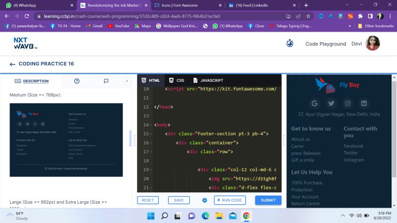Devi Mallela on LinkedIn: #bootstrap #html #css #responsivewebdesign # ... Devi Mallela on LinkedIn: #bootstrap #html #css #responsivewebdesign # ...