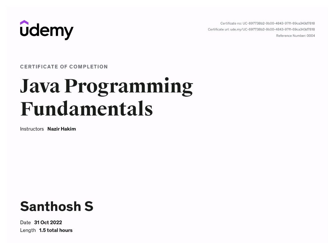 #programming #java | Santhosh Sridhar #programming #java | Santhosh Sridhar