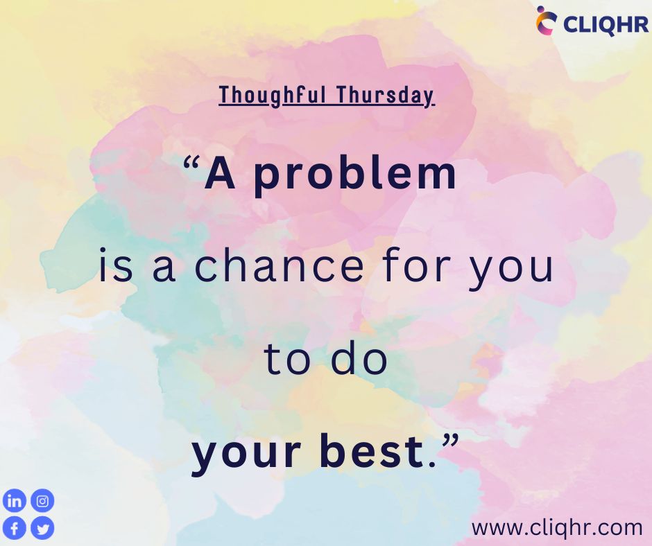 CLIQHR Recruitment Services on LinkedIn: #cliqhr #thursdaymotivation # ... CLIQHR Recruitment Services on LinkedIn: #cliqhr #thursdaymotivation # ...