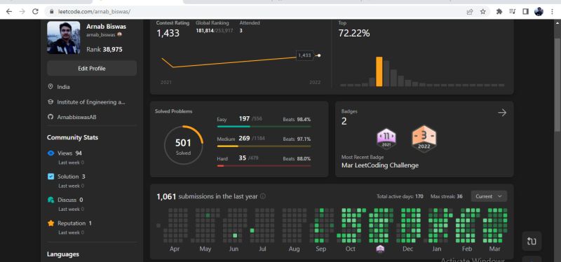 Arnab Biswas on LinkedIn: #connections #leetcode #dsa #algorithms # ... Arnab Biswas on LinkedIn: #connections #leetcode #dsa #algorithms # ...