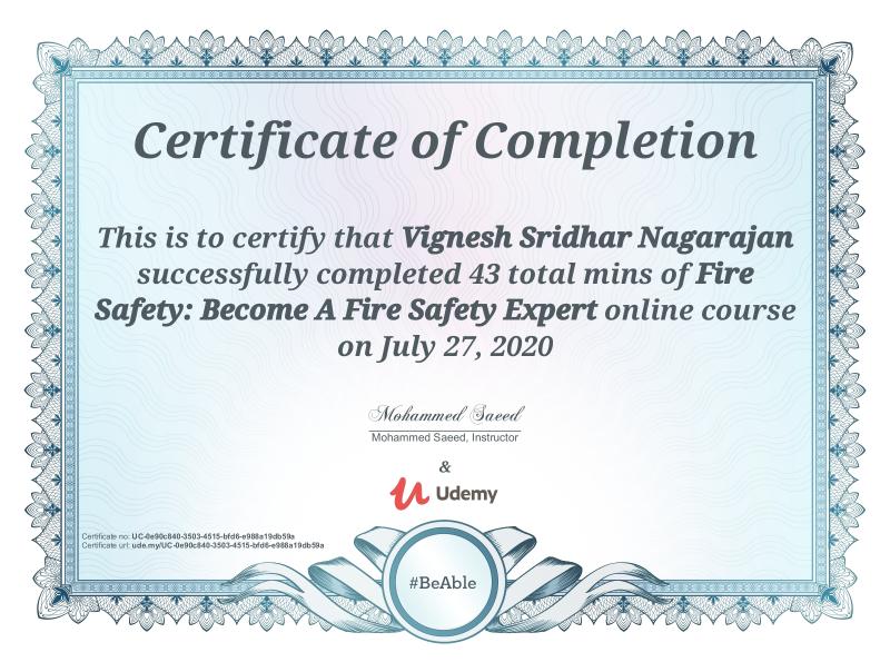 Vignesh Sridhar Nagarajan on LinkedIn: #firesafety #safety # ... Vignesh Sridhar Nagarajan on LinkedIn: #firesafety #safety # ...