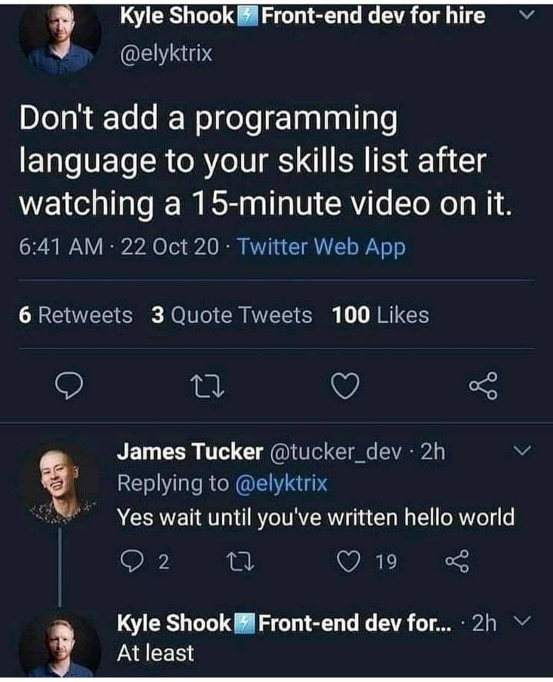 Yeshwanth Chintaginjala on LinkedIn: #programming #coding #humour | 18 ... Yeshwanth Chintaginjala on LinkedIn: #programming #coding #humour | 18 ...