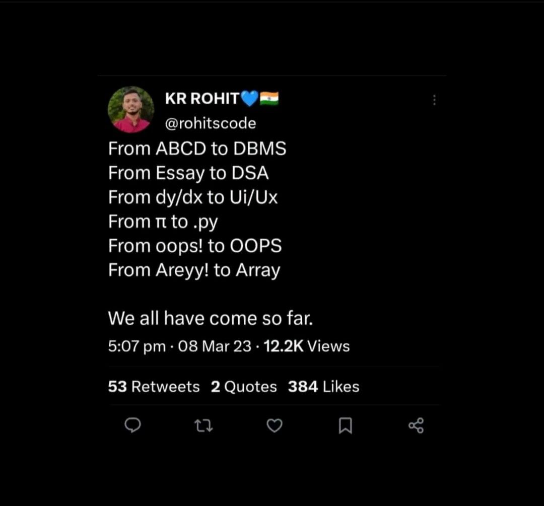 Gaurav Singh on LinkedIn: #krrohit #memes #reality #nostalgia # ... Gaurav Singh on LinkedIn: #krrohit #memes #reality #nostalgia # ...