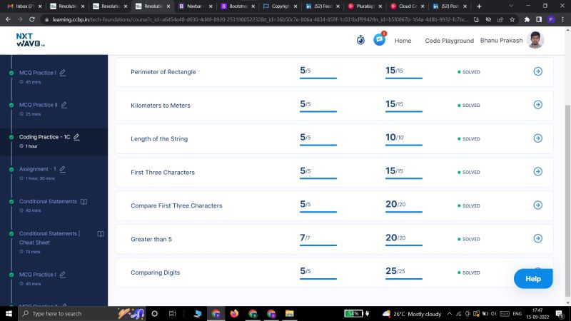 Bhanu Prakash on LinkedIn: #day19 #coding #codingchallenge # ... Bhanu Prakash on LinkedIn: #day19 #coding #codingchallenge # ...
