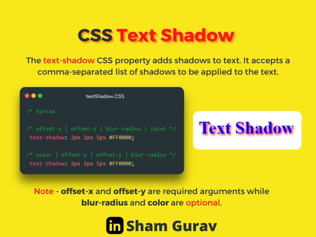 Sham Gurav on LinkedIn: #dailyfrontend #css #frontend | 38 comments Sham Gurav on LinkedIn: #dailyfrontend #css #frontend | 38 comments