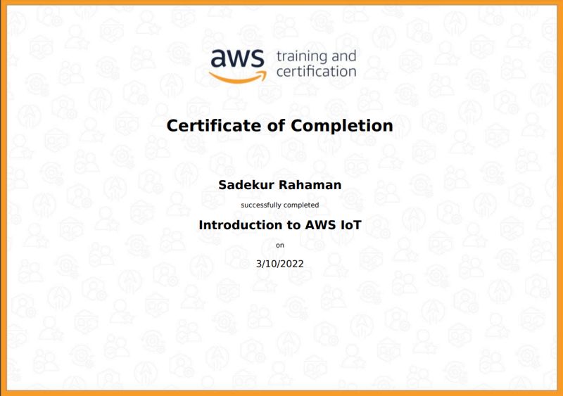 Sadekur Rahaman on LinkedIn: #aws #iot #cloud #developer #microservice Sadekur Rahaman on LinkedIn: #aws #iot #cloud #developer #microservice