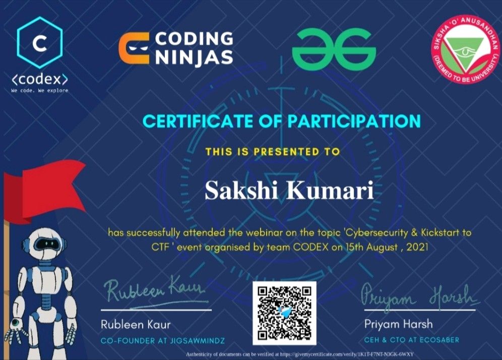 Sakshi Kumari on LinkedIn: #webinar #codex #codingninjas #soa Sakshi Kumari on LinkedIn: #webinar #codex #codingninjas #soa
