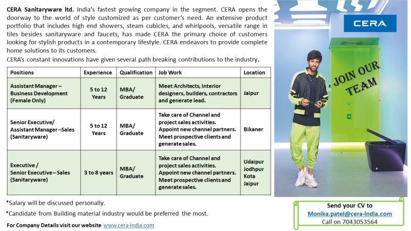 Deepa Vinod Varghese on LinkedIn: #ceraopenings Deepa Vinod Varghese on LinkedIn: #ceraopenings