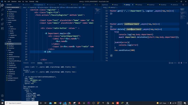 Fun Web Project node js ejs mongoDB inspired by aiub portal ... Fun Web Project node js ejs mongoDB inspired by aiub portal ...