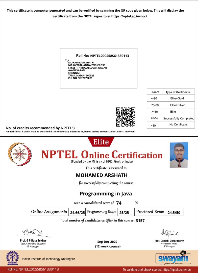 Mohammed Arshath on LinkedIn: #programming #java Mohammed Arshath on LinkedIn: #programming #java
