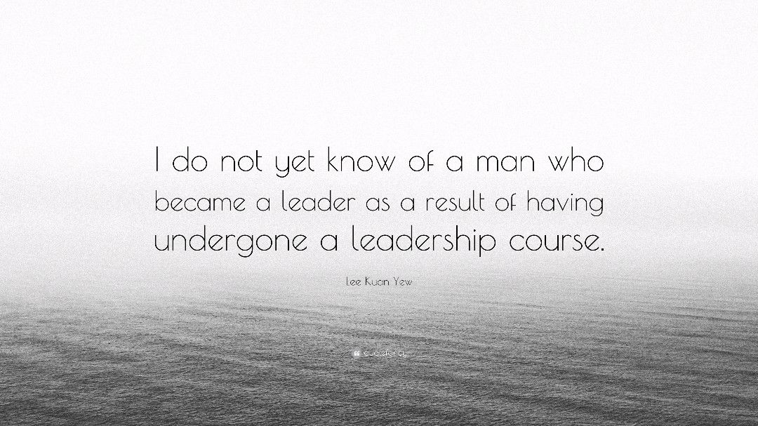 Khai Meng CHEONG on LinkedIn: There's no shortcut to leadership ... Khai Meng CHEONG on LinkedIn: There's no shortcut to leadership ...