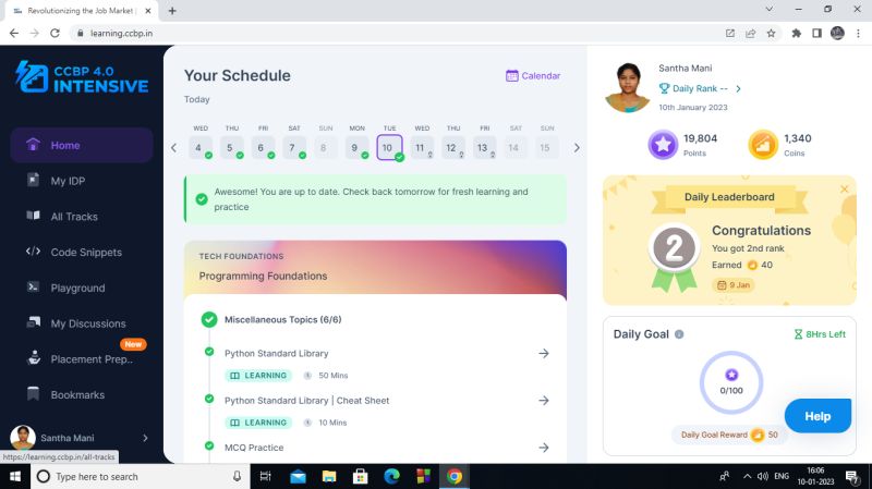 SANTHA MANI YARRA on LinkedIn: #day6 #60daysofcodechallenge SANTHA MANI YARRA on LinkedIn: #day6 #60daysofcodechallenge