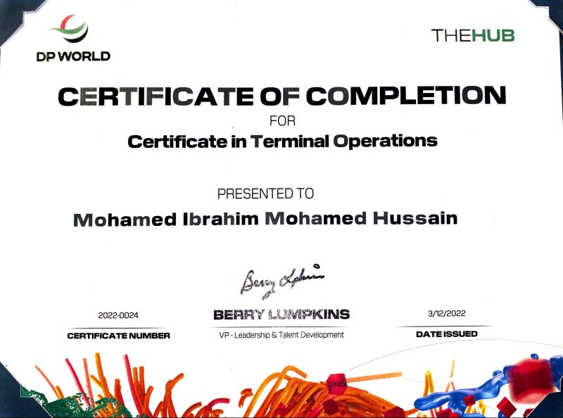 Mohamed Ibrahim Mohamed Hussain on LinkedIn: #dpworld Mohamed Ibrahim Mohamed Hussain on LinkedIn: #dpworld