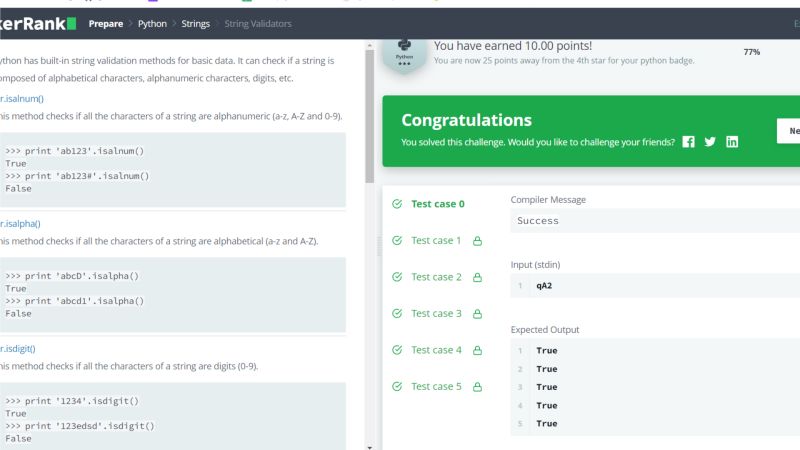 Siva Jyothi Vale on LinkedIn: #day68 #hackerrank ... Siva Jyothi Vale on LinkedIn: #day68 #hackerrank ...