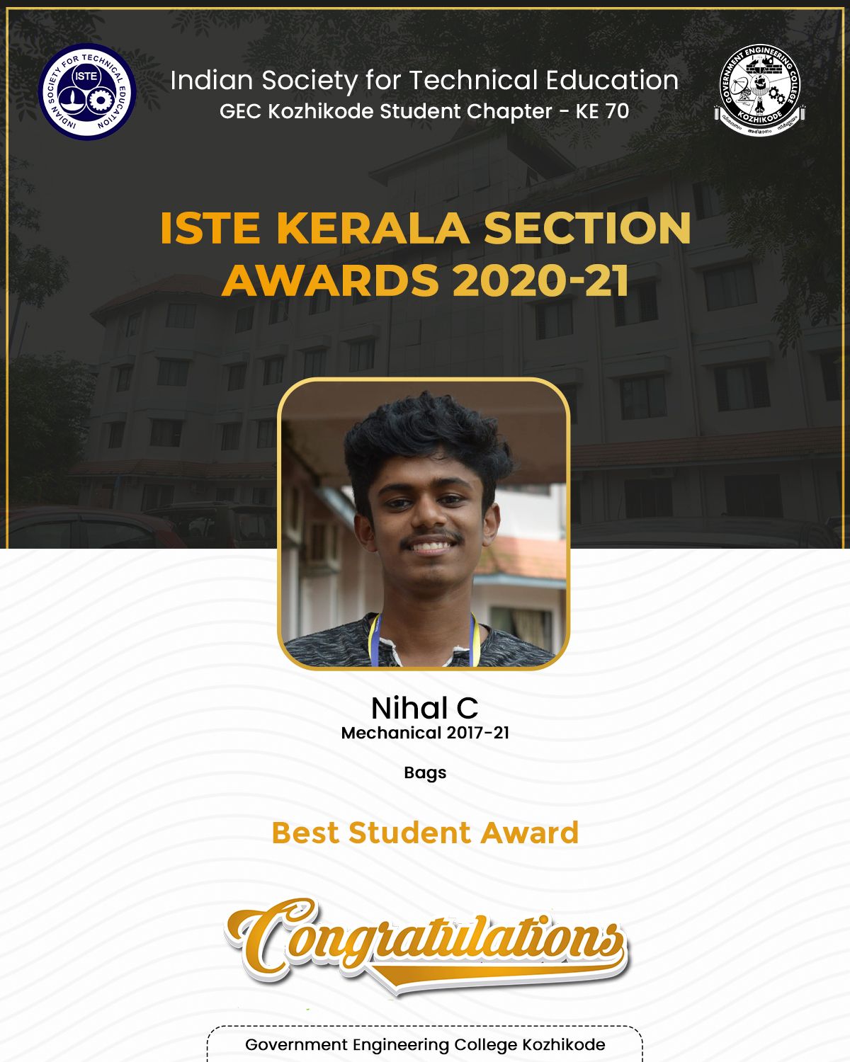 ISTE GEC Kozhikode Student Chapter on LinkedIn: ISTE Kerala Section ... ISTE GEC Kozhikode Student Chapter on LinkedIn: ISTE Kerala Section ...