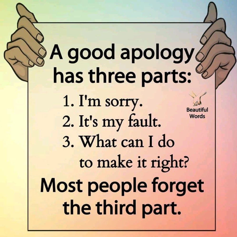 Nazmul Huda on LinkedIn: A good apology has three parts: Nazmul Huda on LinkedIn: A good apology has three parts: