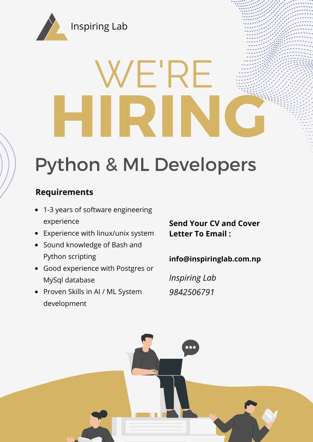 sanjay khanal on LinkedIn: #hiring #python #ml #vacancy #job #jobalert ... sanjay khanal on LinkedIn: #hiring #python #ml #vacancy #job #jobalert ...