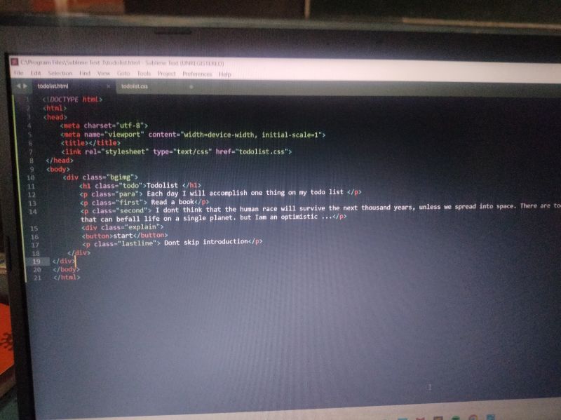 tadisatty devika on LinkedIn: Today i have created my first todo list ... tadisatty devika on LinkedIn: Today i have created my first todo list ...
