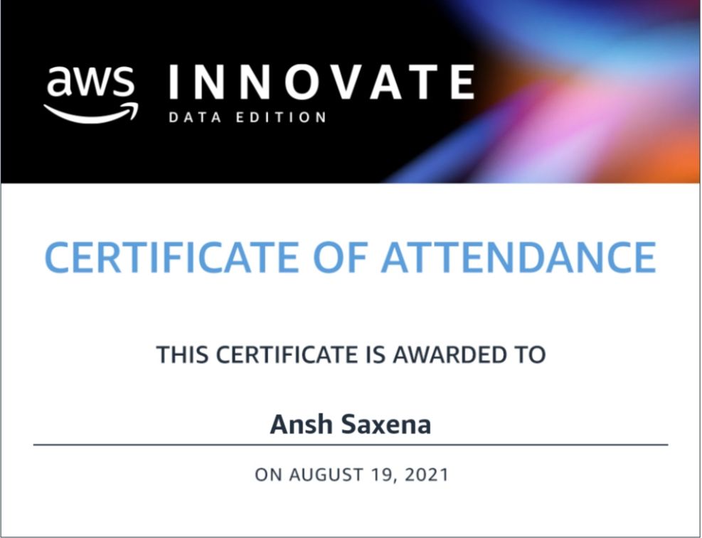 Ansh Saxena on LinkedIn: #aws #data Ansh Saxena on LinkedIn: #aws #data