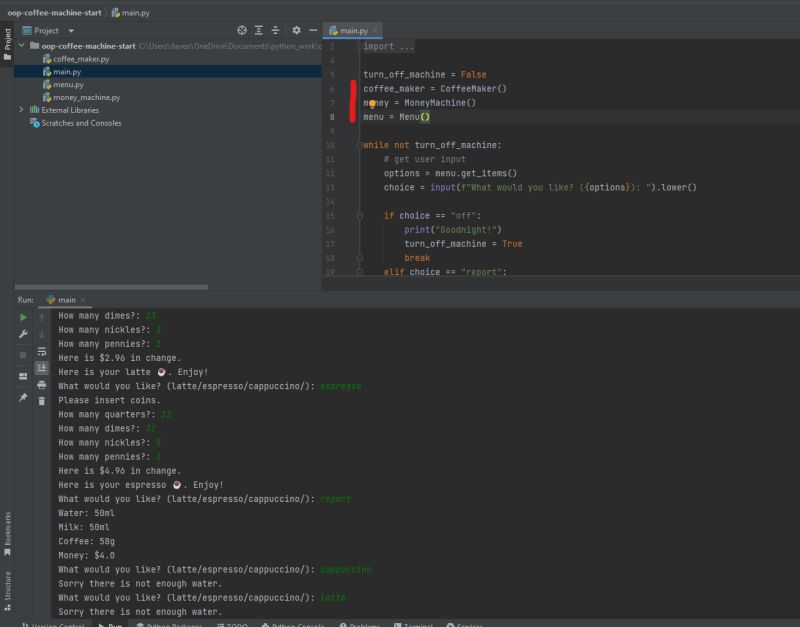 David Ocampo on LinkedIn: #100daysofcode #python #oop David Ocampo on LinkedIn: #100daysofcode #python #oop