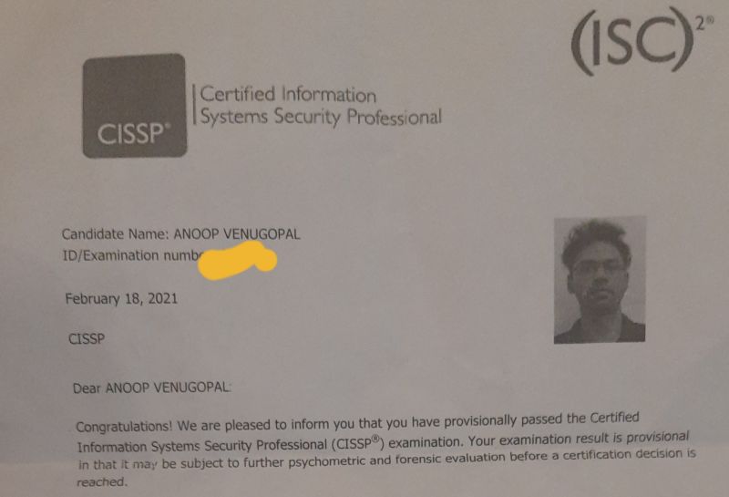 Anoop Venugopal on LinkedIn: #cissp #cissp #opportunities #recruitment ... Anoop Venugopal on LinkedIn: #cissp #cissp #opportunities #recruitment ...
