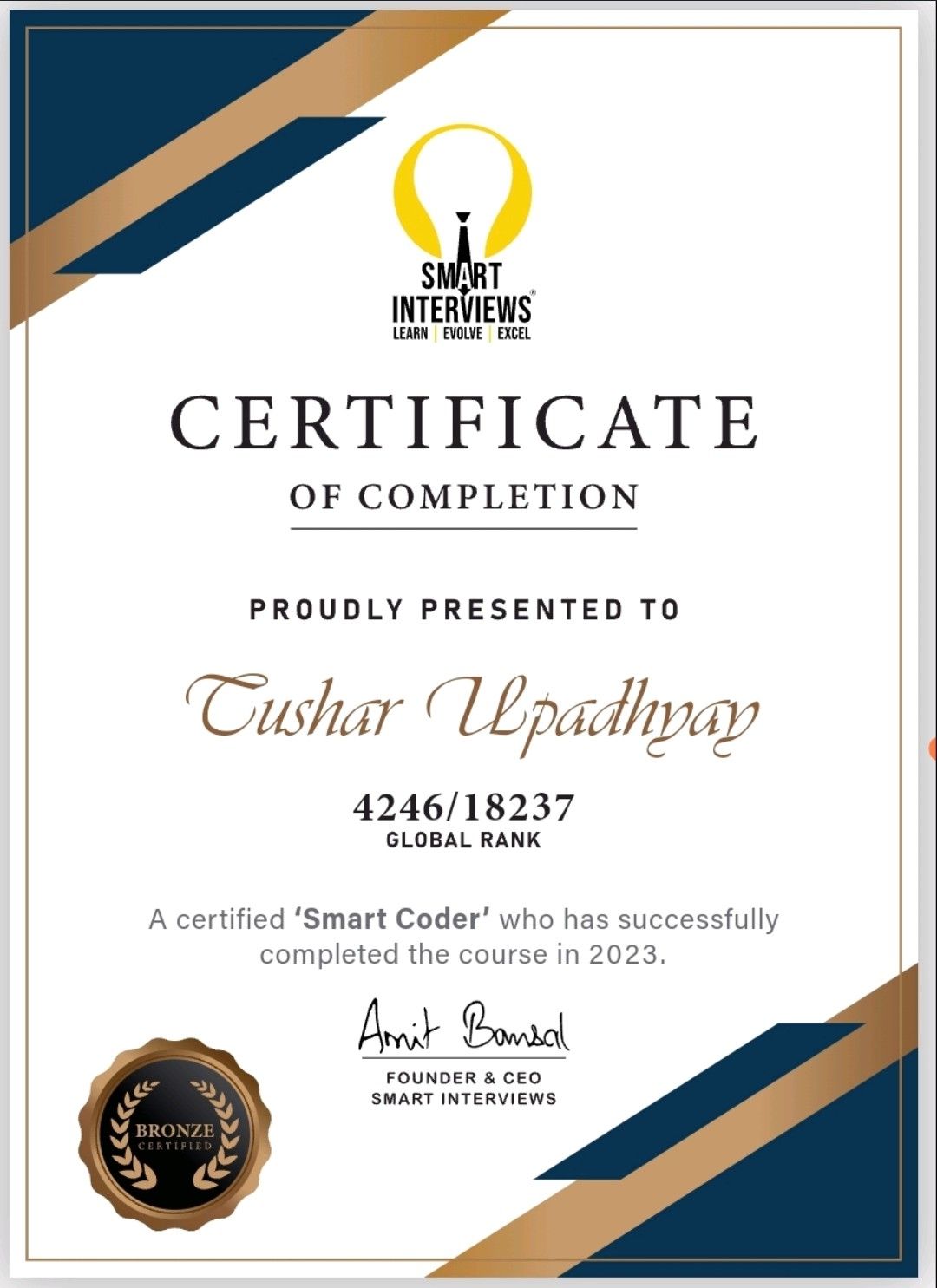 Tushar Upadhyay on LinkedIn: #smartinterviews #dsa #coding #education # ... Tushar Upadhyay on LinkedIn: #smartinterviews #dsa #coding #education # ...