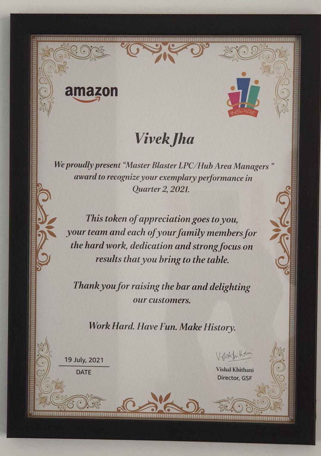 Vivek Kumar Jha on LinkedIn: #amazon | 63 comments Vivek Kumar Jha on LinkedIn: #amazon | 63 comments