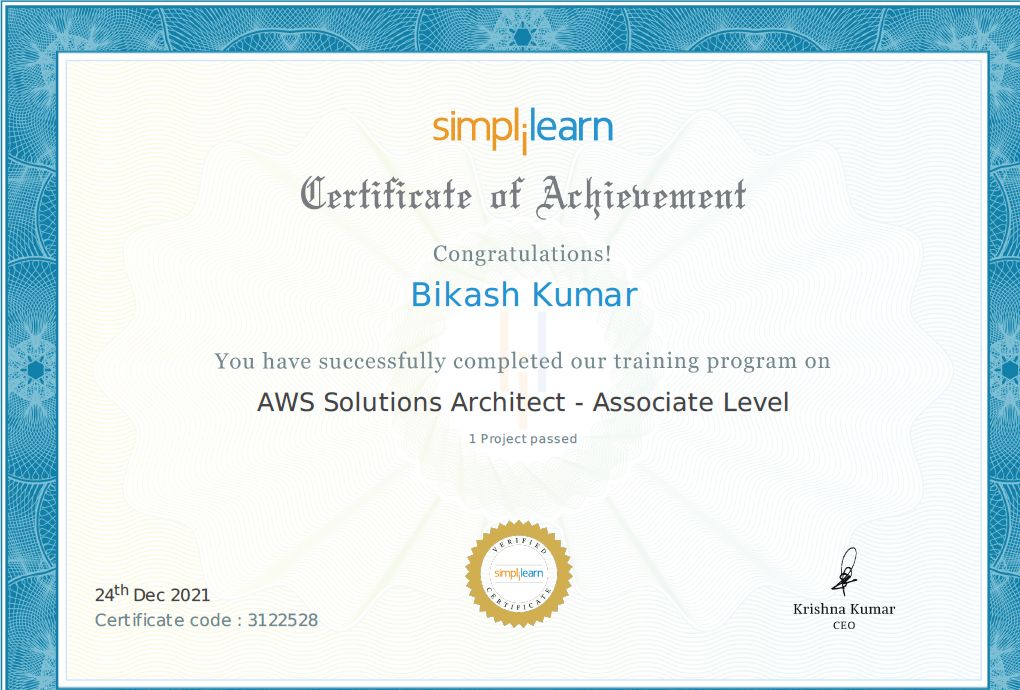 BIKASH KUMAR on LinkedIn: #aws #architect BIKASH KUMAR on LinkedIn: #aws #architect