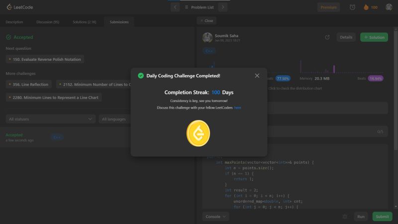 SOUMIK SAHA on LinkedIn: #coding #leetcode #consistency #problemsolving ... SOUMIK SAHA on LinkedIn: #coding #leetcode #consistency #problemsolving ...