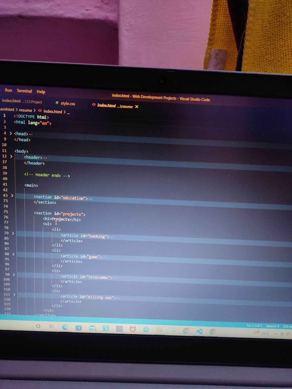 Ankit Chauhan on LinkedIn: Day 3 of html(A dummy website of resume with ... Ankit Chauhan on LinkedIn: Day 3 of html(A dummy website of resume with ...